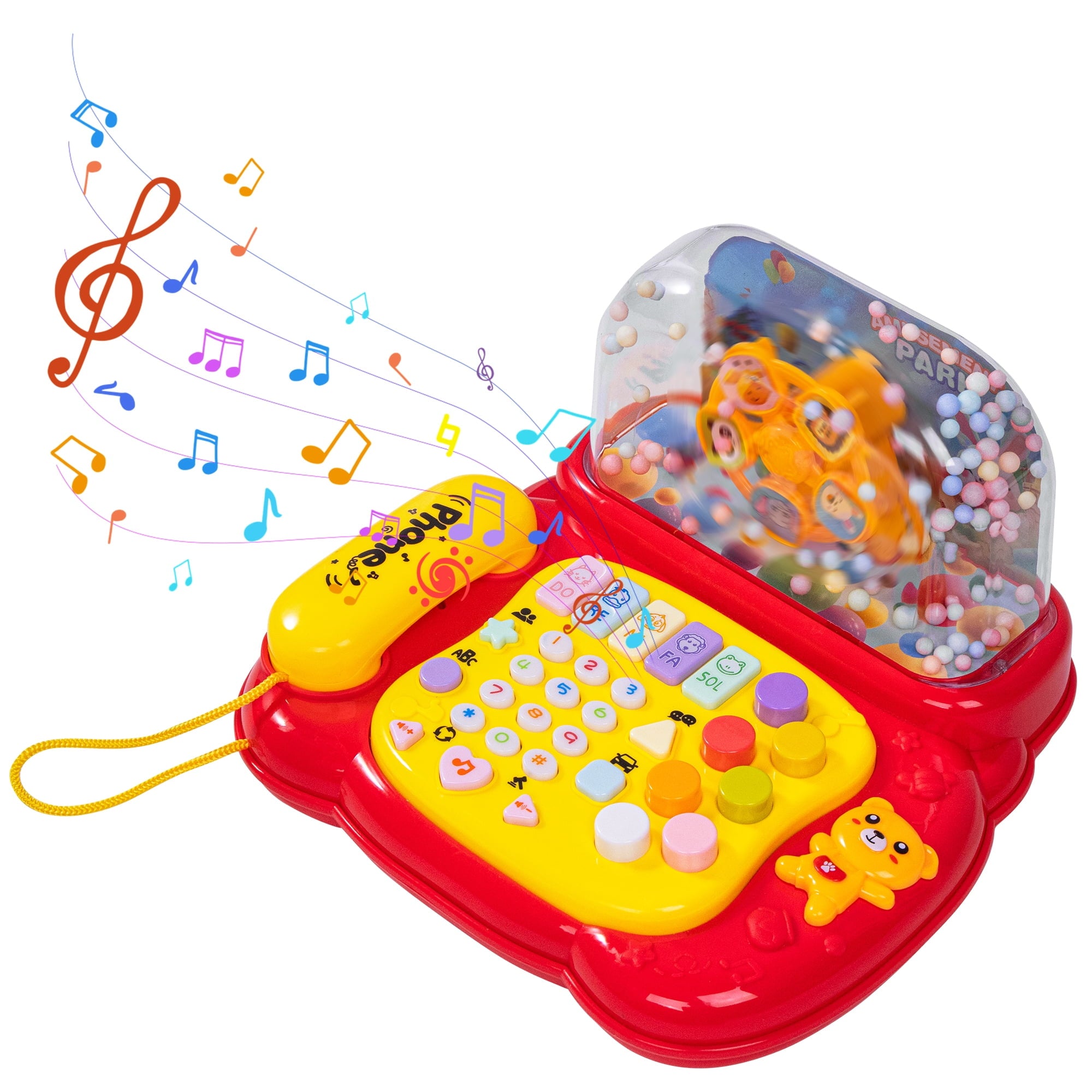 SaveJoy Baby Telephone Toy,All in One Educational Learning Toys,Toddle ...