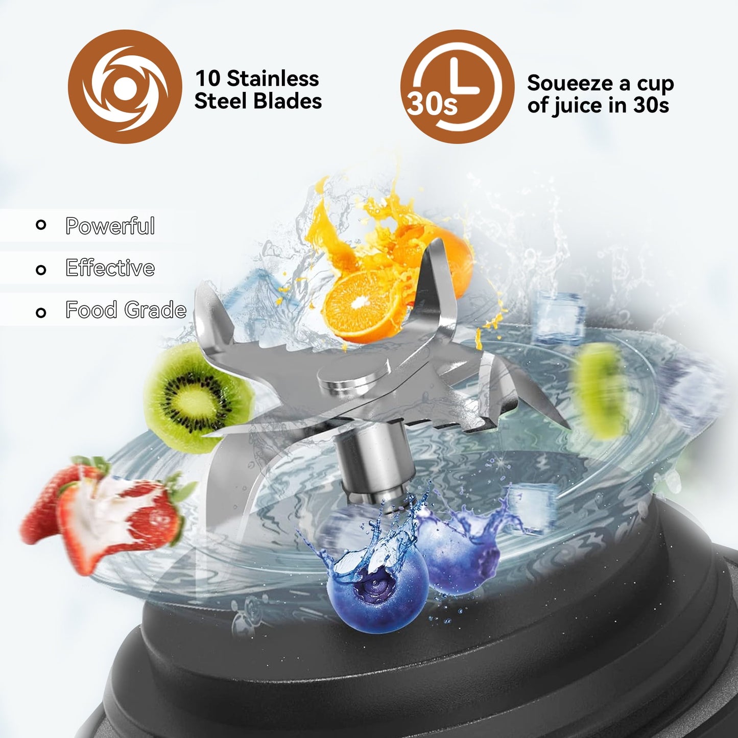 ORFELD Personal Portable Blender, Small Kitchen Appliances Blender Cup